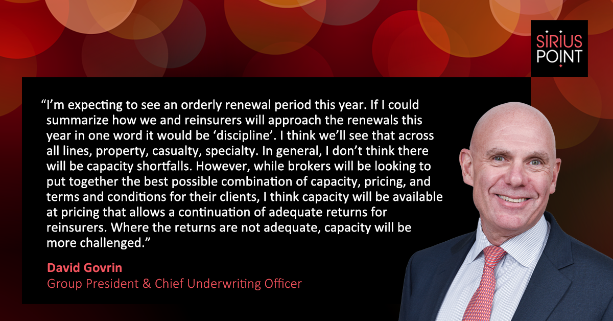 Renewals Holiday Countdown: What Can We Expect? - SiriusPoint Ltd.